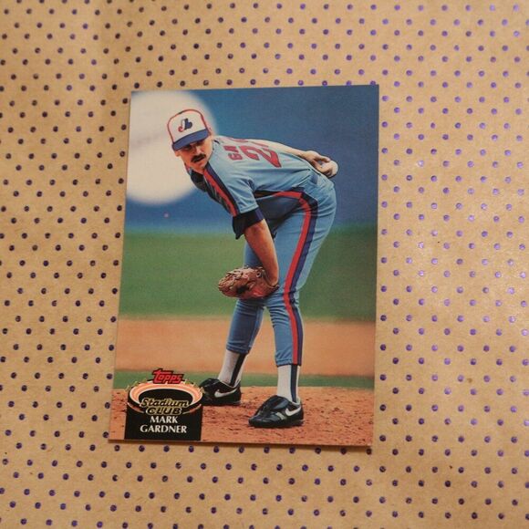 MLB | Toys | Mark Gardner 42 Baseball Card | Poshmark